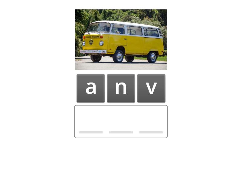 Phonics - Letters UVW - Anagram