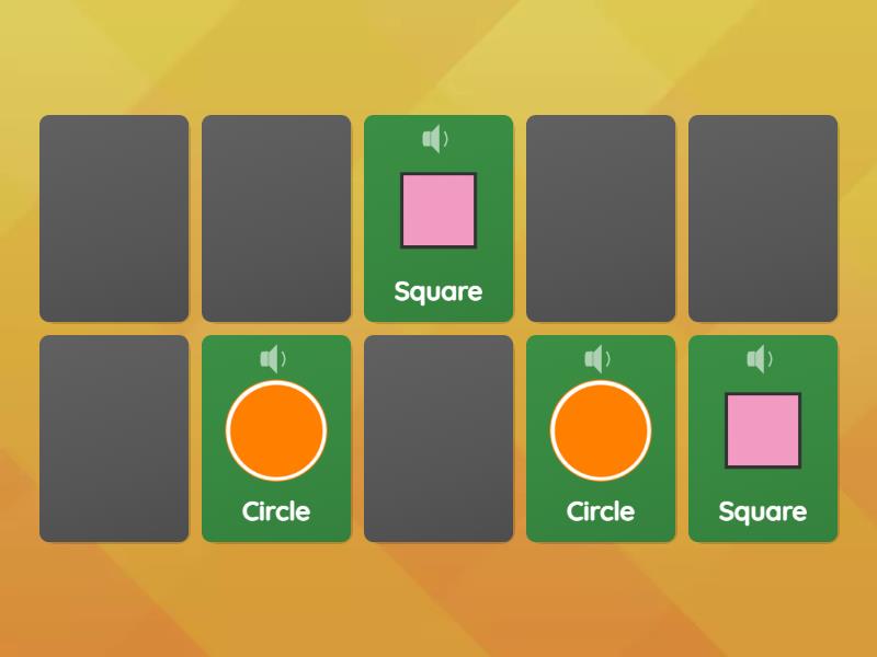 FF1 unit 10 shapes - Matching pairs