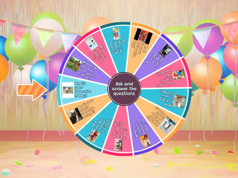 Warm-up questions - Spin the wheel