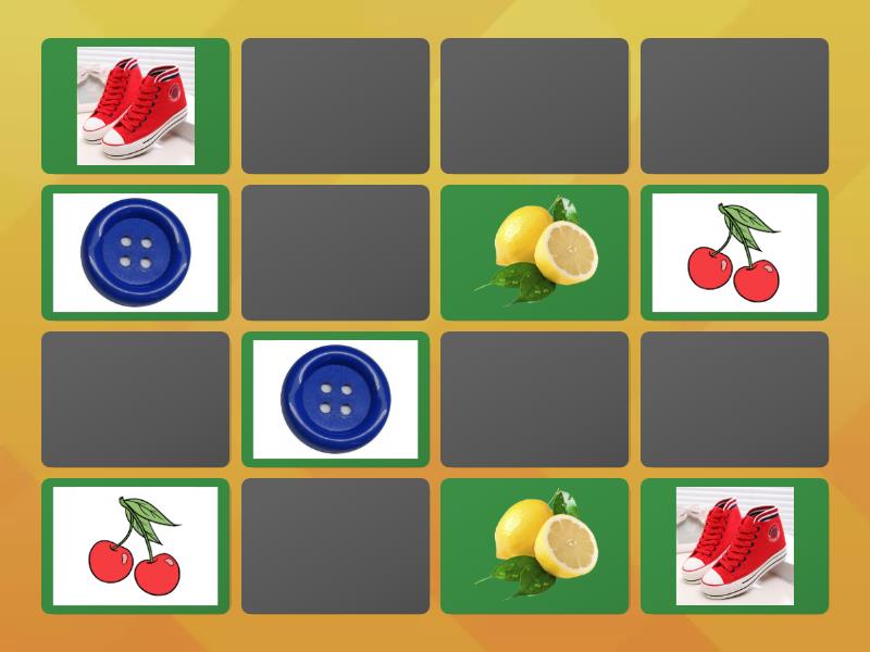 MEMORY PLUS COLOURS (kindergarten) - Matching pairs