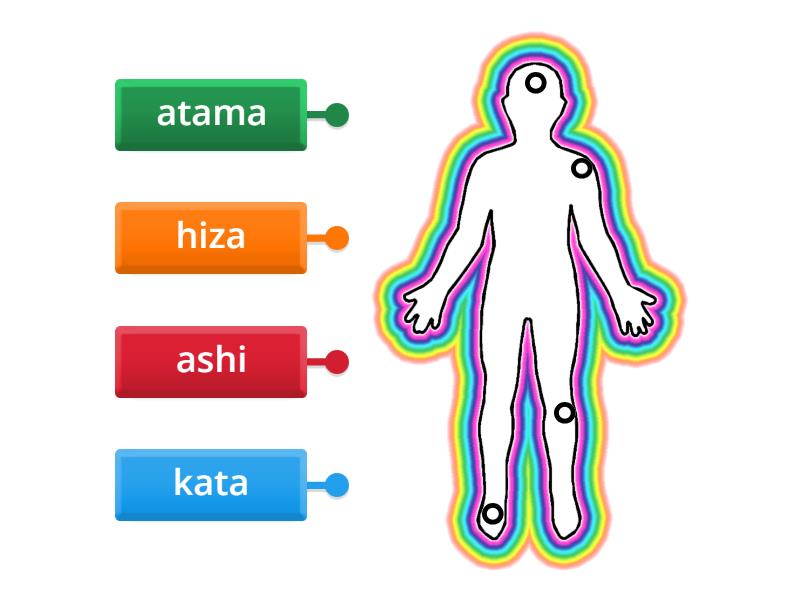 karada - Labelled diagram