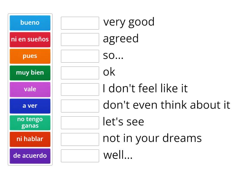 Inviting someone to go out - Match up
