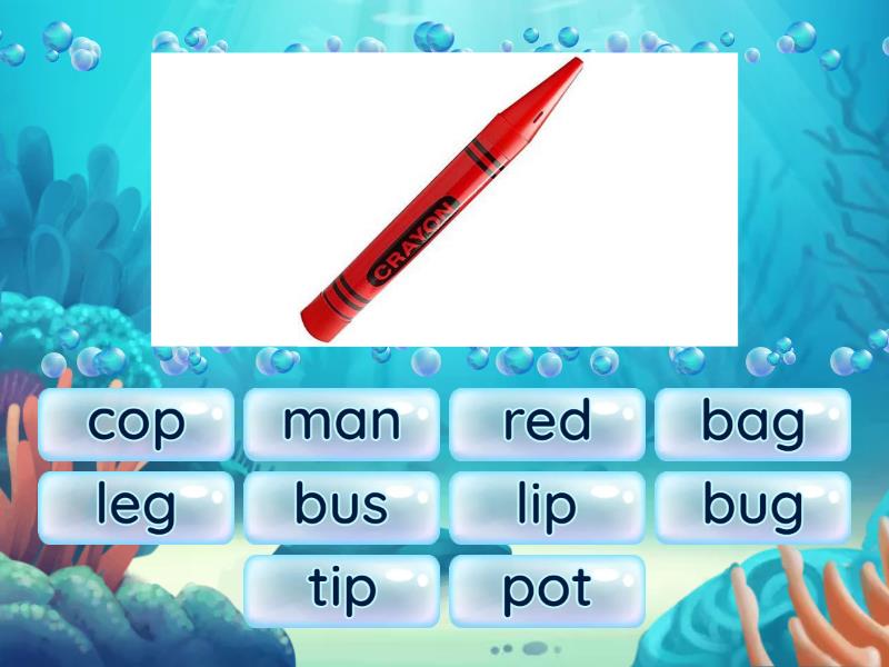 Lesson 7 Pick the Word Short Vowels - Find the match