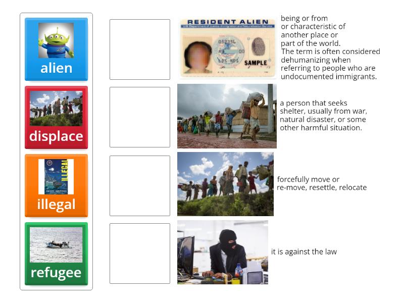 Illegal graphic novel - Match up