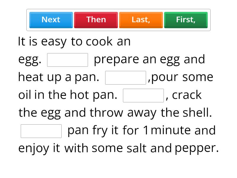 G1 Grammar - conjunctions and transition words - Complete the sentence