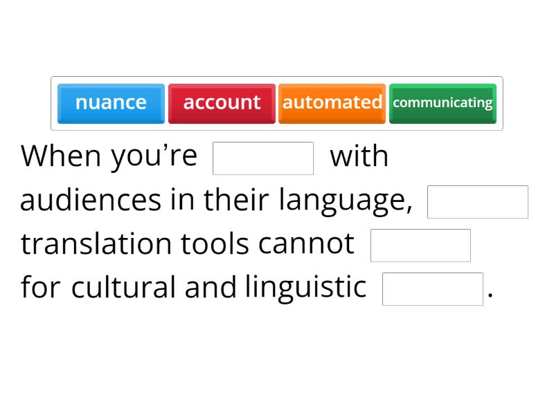 W13 FINAL REVIEW - Complete the sentence