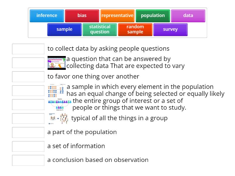 Random Sampling - Match up
