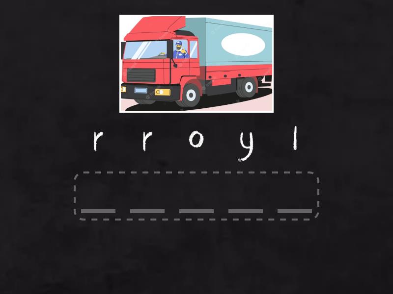 Cambridge Movers Unit 40 - Anagram