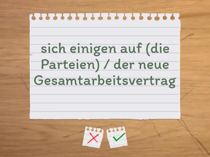 Verben mit Präpositionen - Lektion 12 - Vielfalt B2.1 - Flash cards