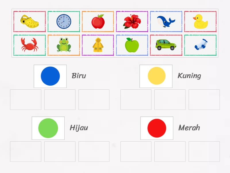 PENGELASAN WARNA - Group sort