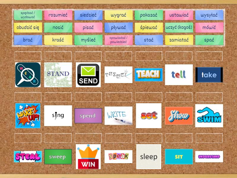 Irregular verbs 4 - Match up
