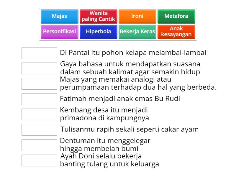 JENIS - JENIS MAJAS - Match up