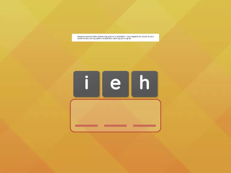 Jumbled Words - Anagram