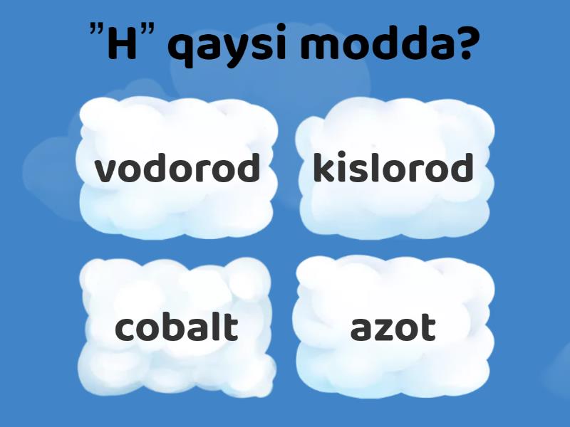 Moddalar - Quiz