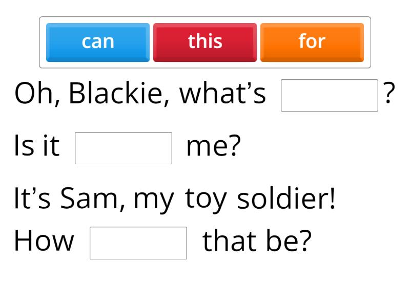 sp - Complete the sentence