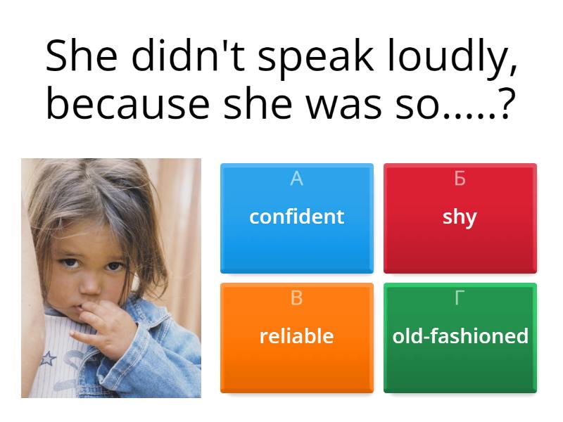 Character traits - Quiz