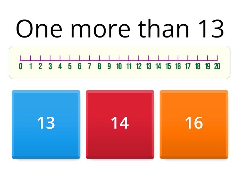 One less, One More - Quiz