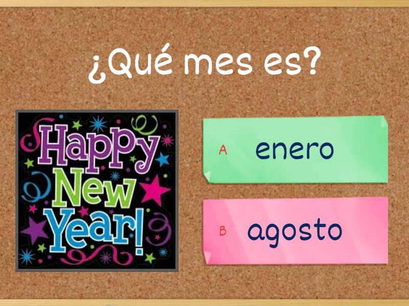 Los meses - Quiz