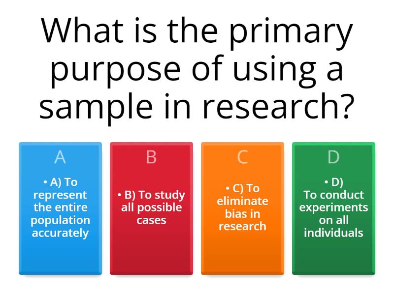 on Sampling ( Research Method Course ) - Quiz