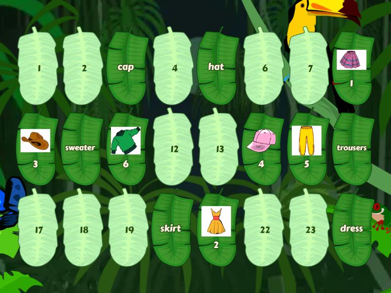 SM1 Unit 7 Clothes memory (7th sky do not edit) - Matching pairs