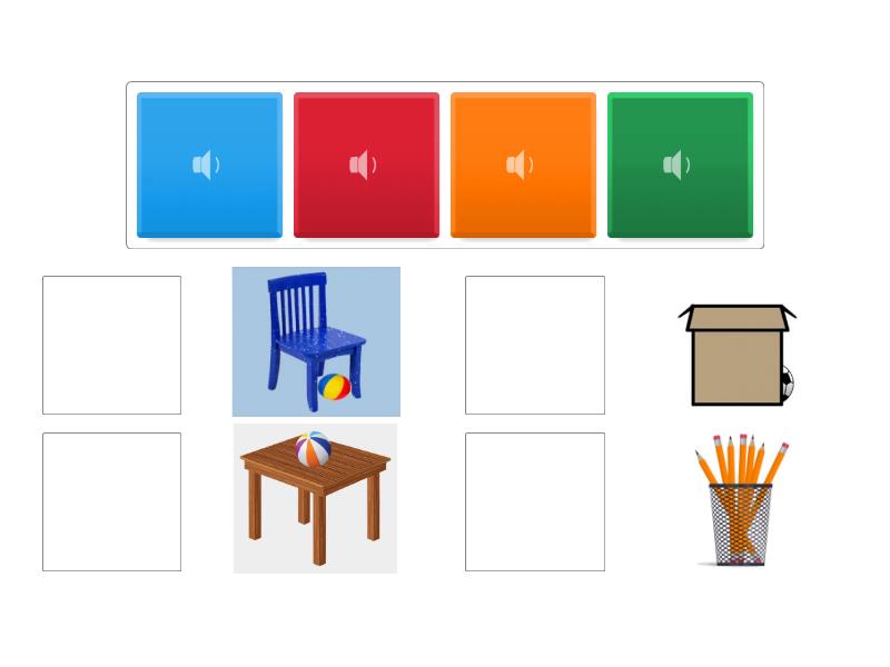 Prepositions of place LISTENING - Match up