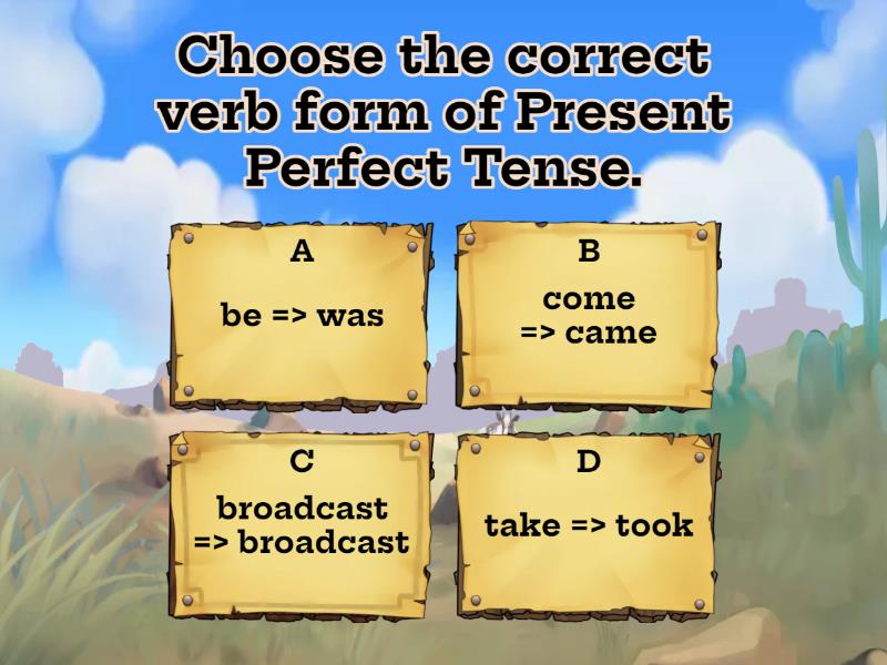 Present Perfect Tense - Quiz