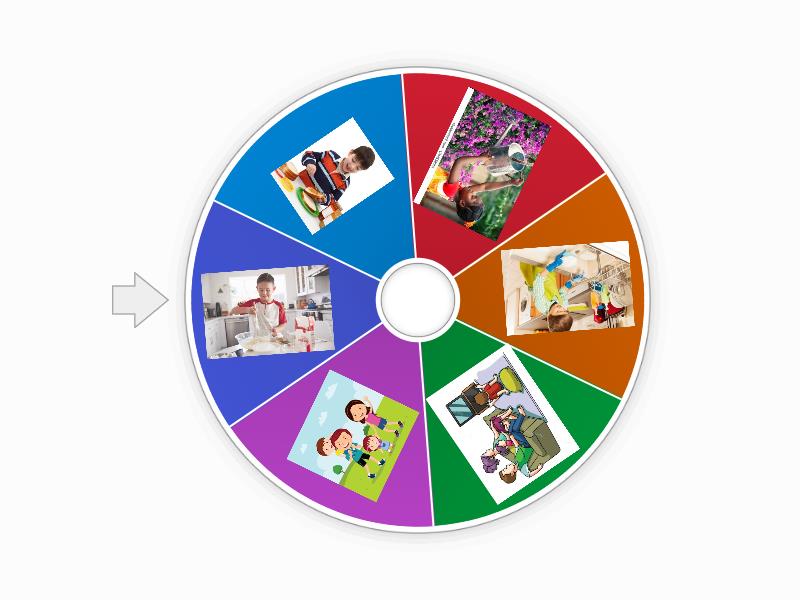 PRESENT PROGRESSIVE - Spin the wheel