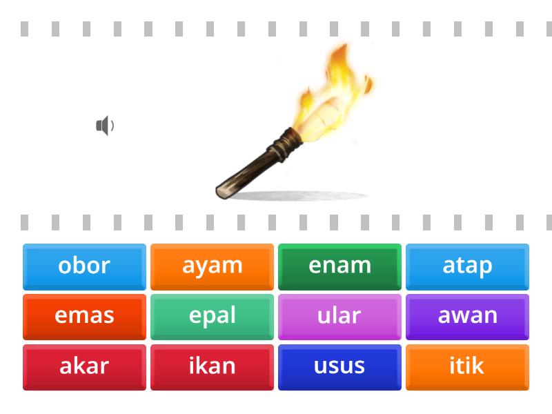 K10 Perkataan V KVK - Cada oveja con su pareja