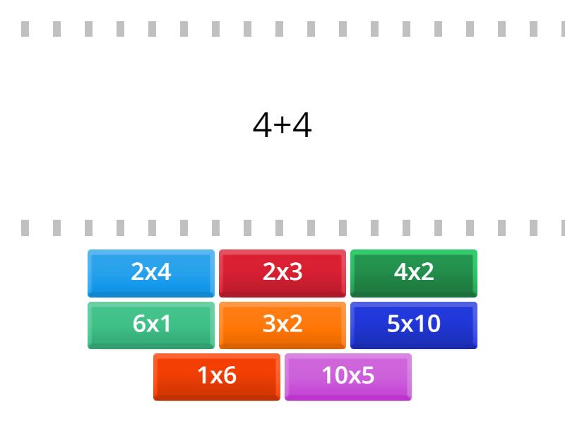 Multiplication as Repetitive addition - Find the match