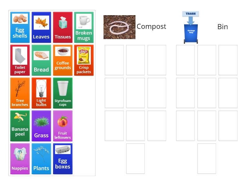 Compost or Bin - Group sort