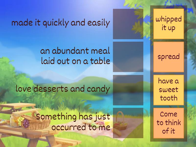 UNIT10 Conversation - Match up