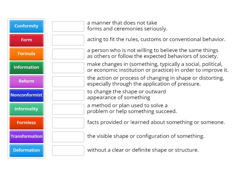 Root "Form" - Match up