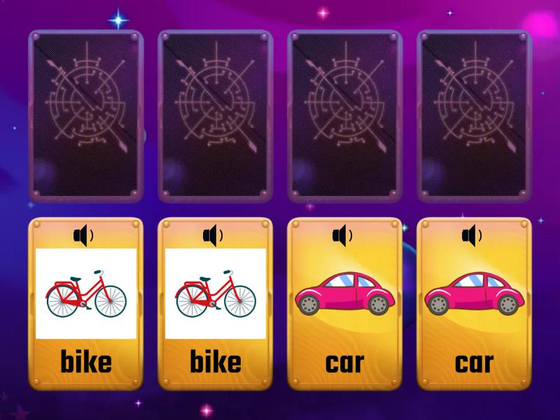 The Flibets 1 Unit 4 Part 1 memory - Matching pairs