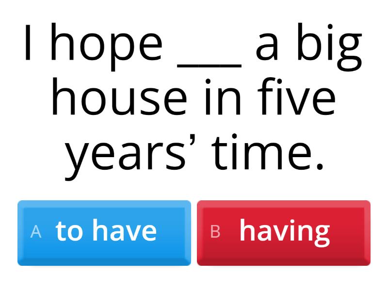 Roadmap A2+ Unit 8C Verb patterns - Questionário