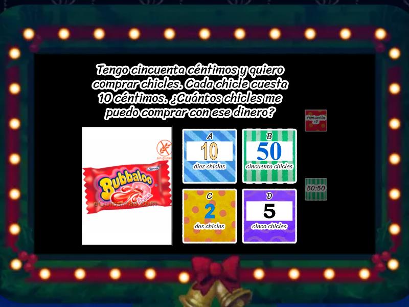 Conocimiento y uso de monedas y billetes, en la resolución de problemas ...