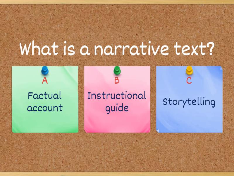 Understanding Narrative Texts - Quiz