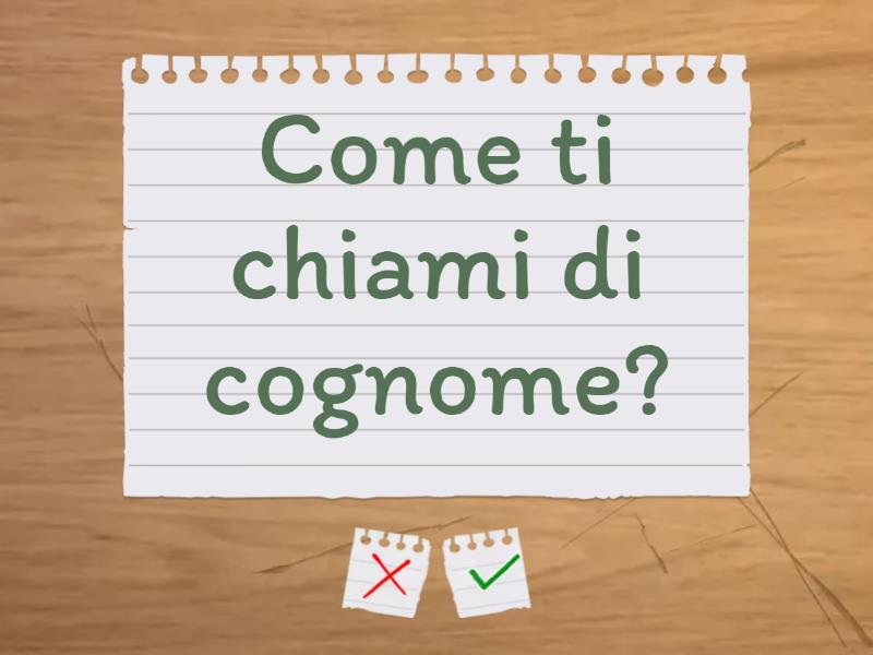 Come presentarsi in italiano?- - Flash cards