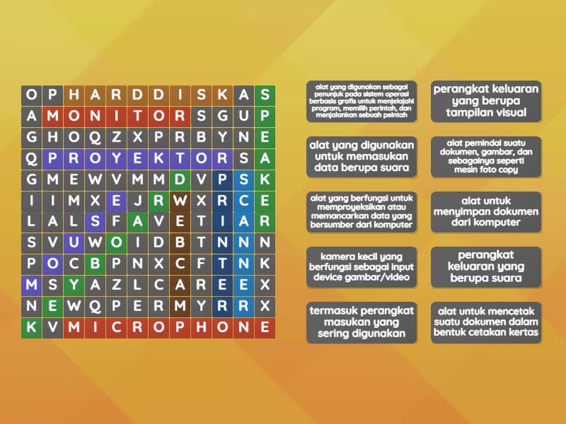 Sistem Komputer - Wordsearch