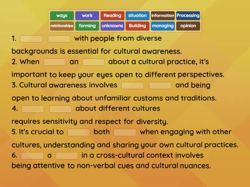 BR C1 Unit 1 Collocations Sentences Matching Exercise - Complete the ...