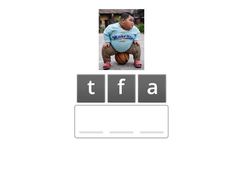 Basic adjectives (A1) - Anagram