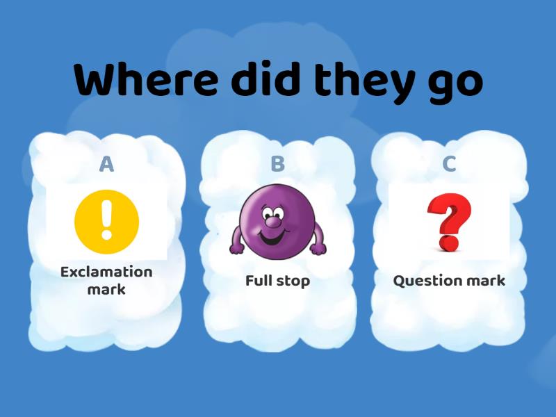 Punctuation marks - Quiz