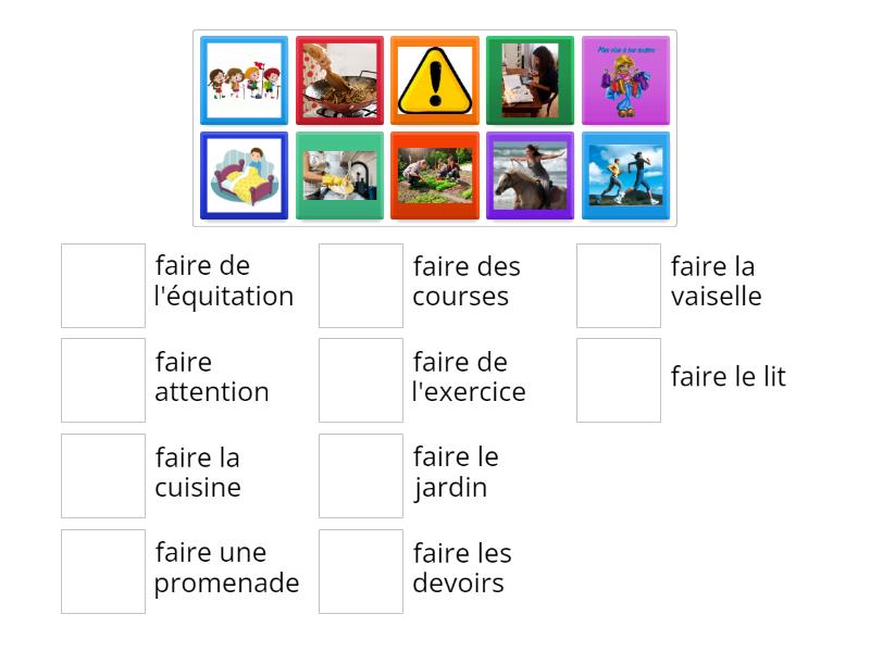 Faire Expressions - Match up