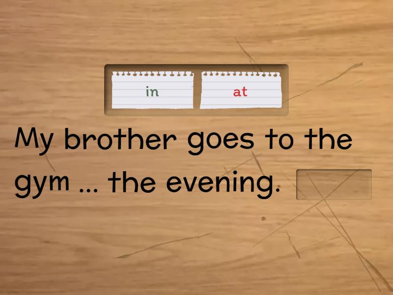 Revision warm-up - Complete the sentence