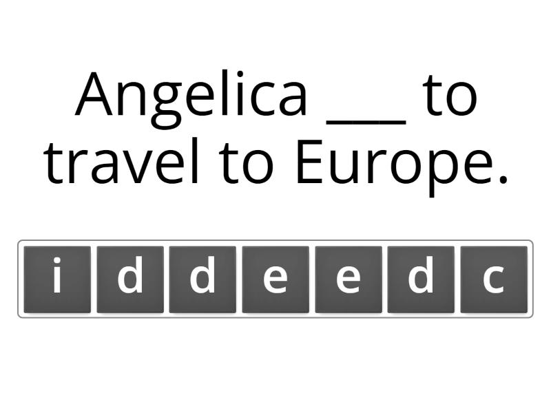 Simple Present> Affirmative, Negative and Interrogative Sentences - Anagram