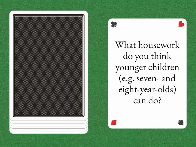 Housework - Speaking cards