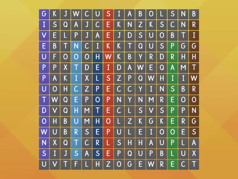 PeaceBuilders Pledge - Wordsearch