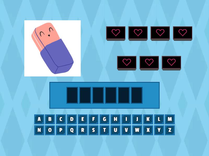 SCHOOL OBJECTS - Hangman