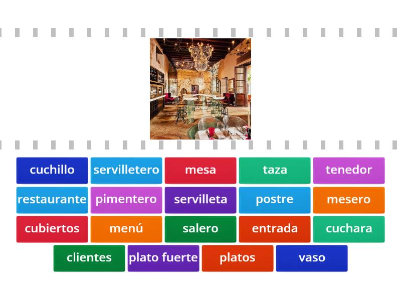 Restaurante - Find the match