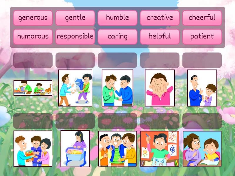 5B Unit 4 Vocabulary - Match up