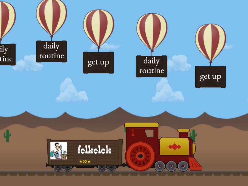 Daily Routines - Balloon pop